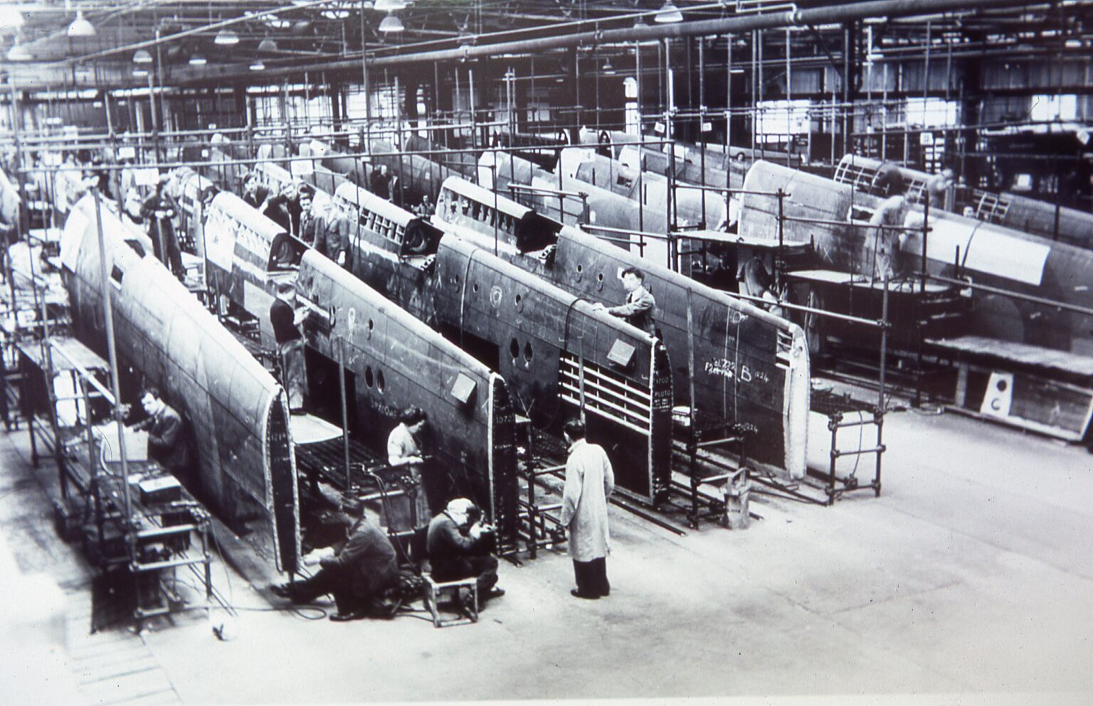 Loughborough History and Heritage Network | Aircraft production at Brush